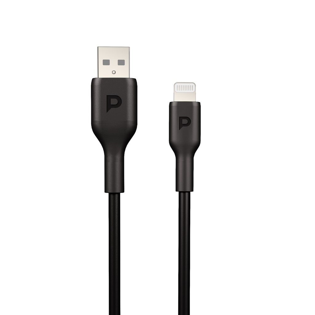 Powerology PVC MFi USB-A to Lightning Cable - 1.2M