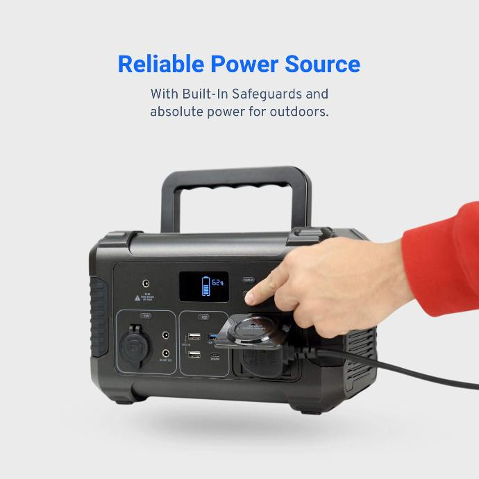 Powerology Portable Power Generator - Black