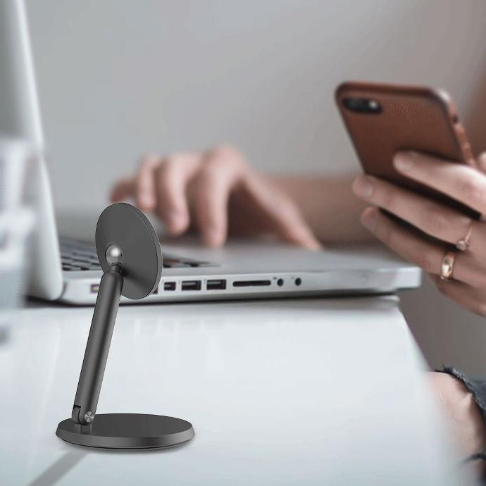 Powerology Rotatable Magsafe Phone Stand - Dark Grey