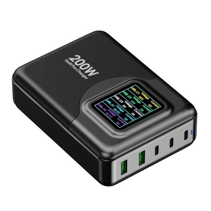 200W GaN USB Multiport Charging Station | Powerology