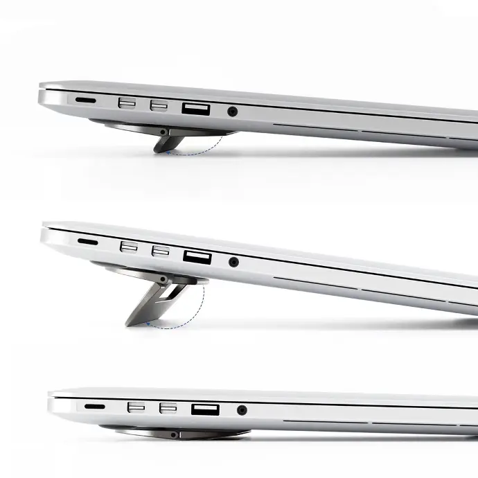 Powerology Ultra-Thin Laptop Stand - Grey | Powerology