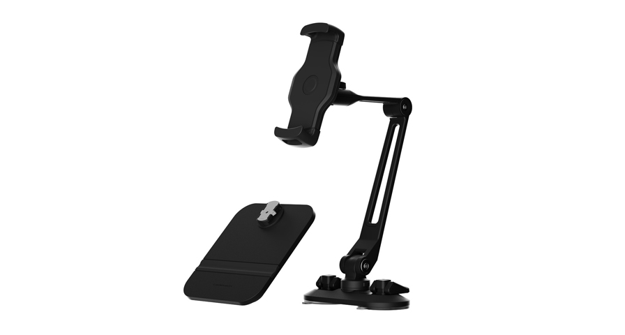 Powerology Adjustable Long Arm 360° Rotatable Suction Phone Holder ...