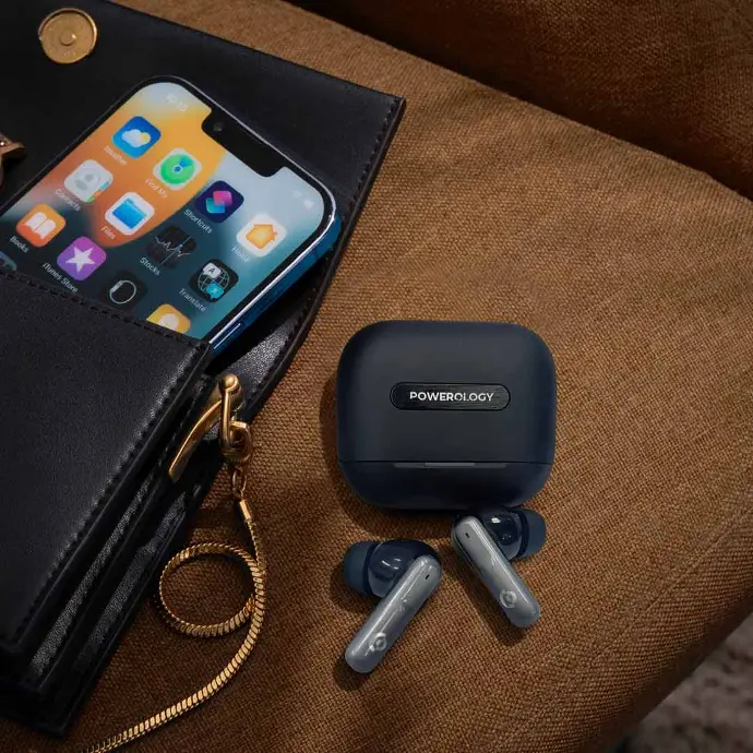 Powerology 6 Mic Hybrid ANC + ENC True Wireless Buds