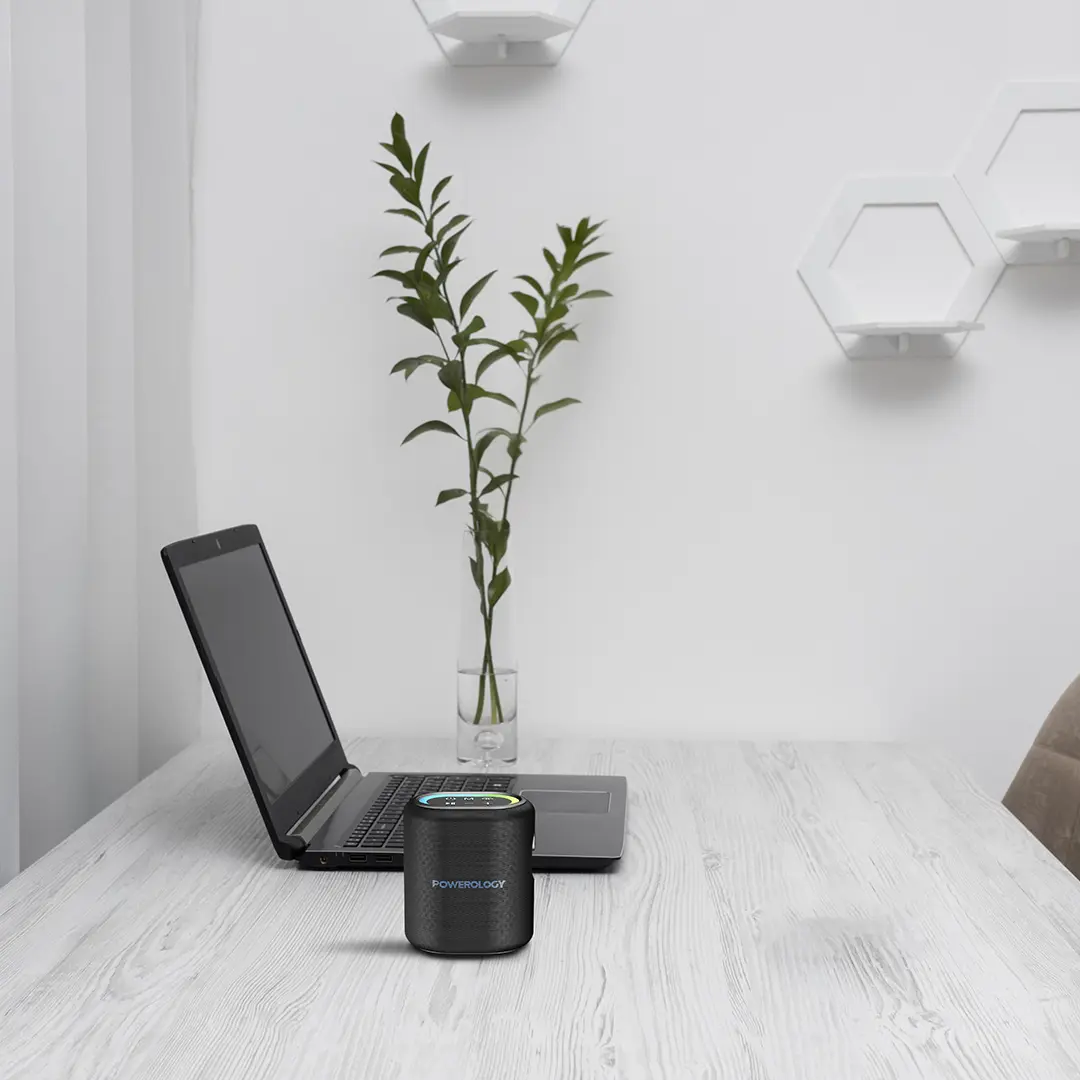 Powerology Portable Loud Speaker - Black