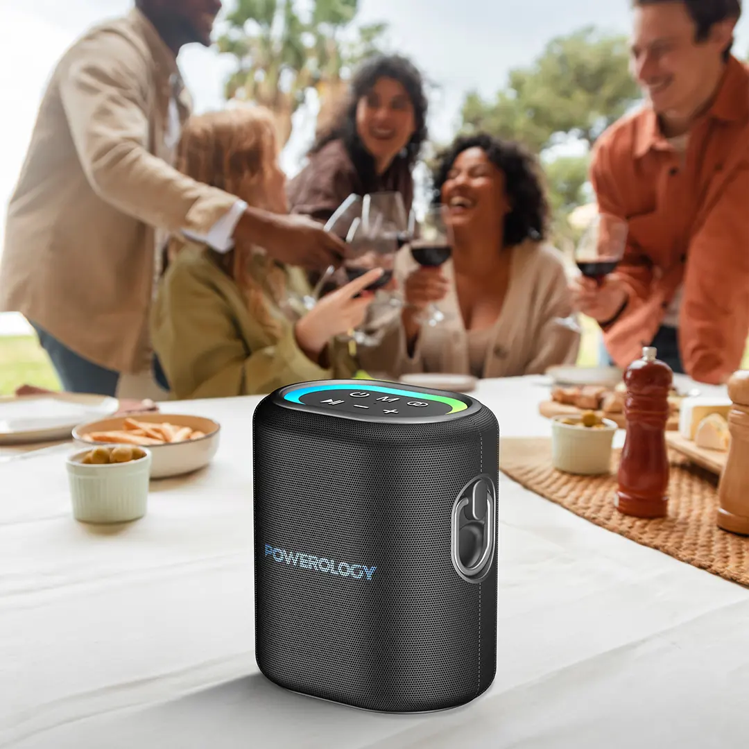 Powerology Portable Loud Speaker - Black
