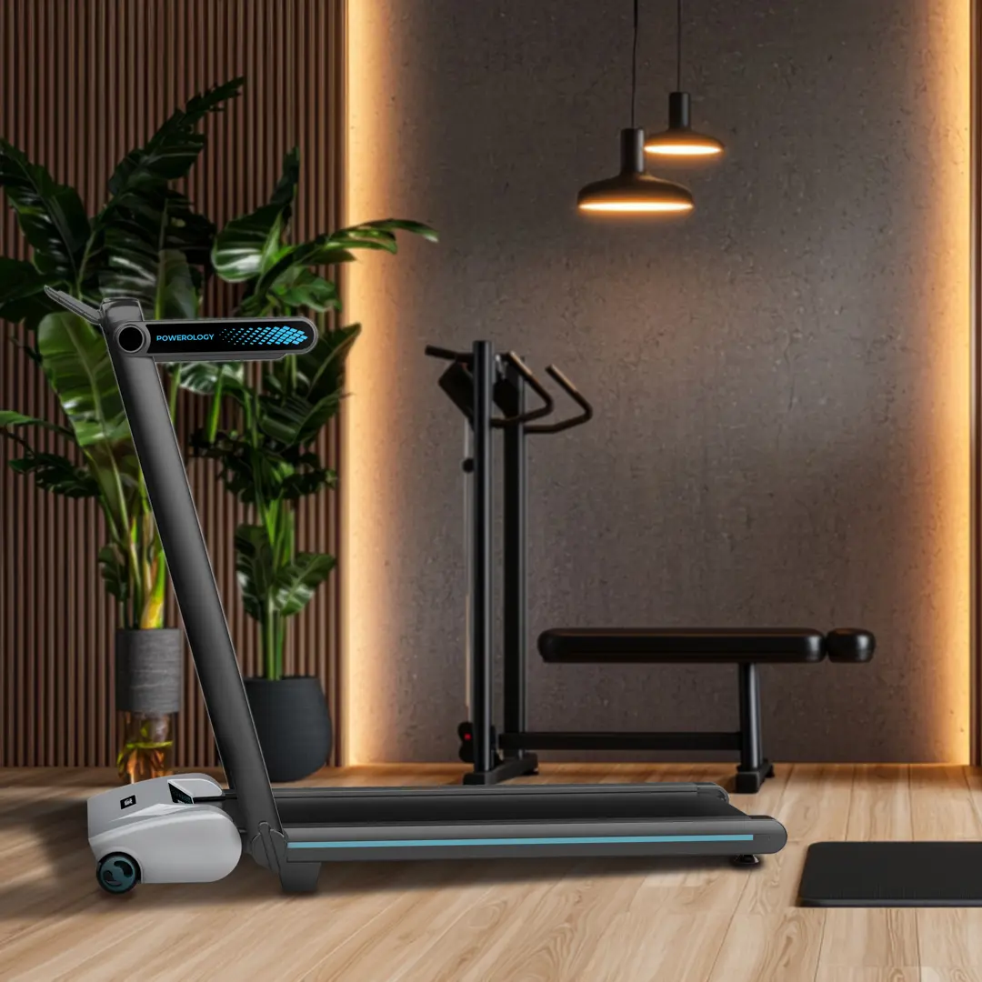 Powerology Incline Folding Treadmill - Black