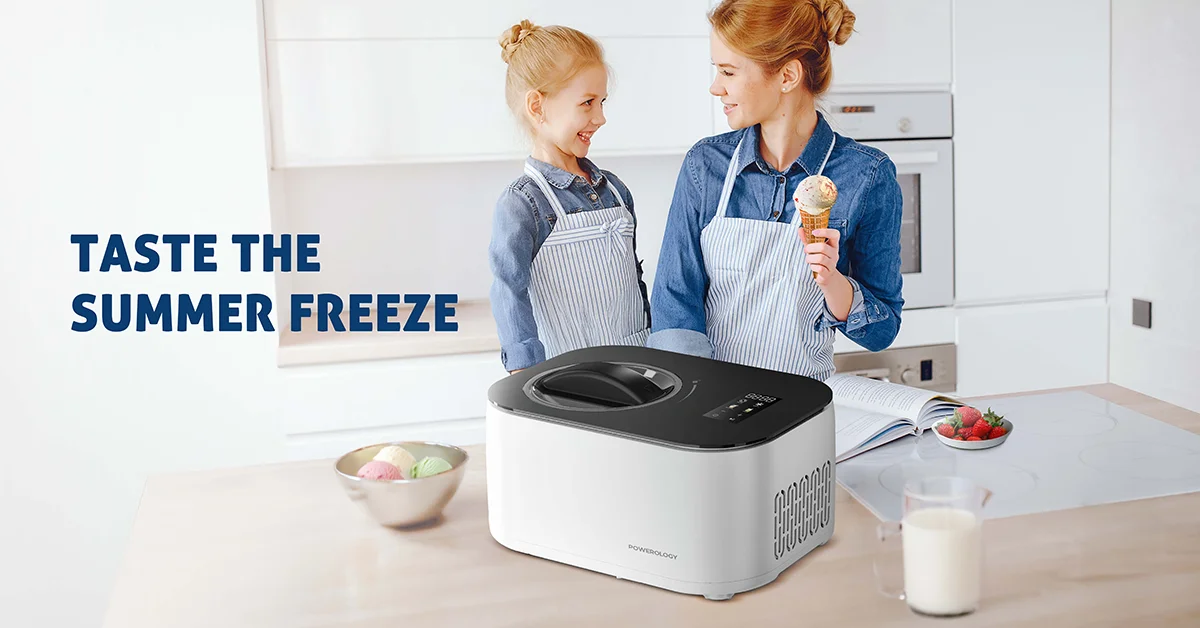 Welcome Summer with Powerology Ice Cream Maker