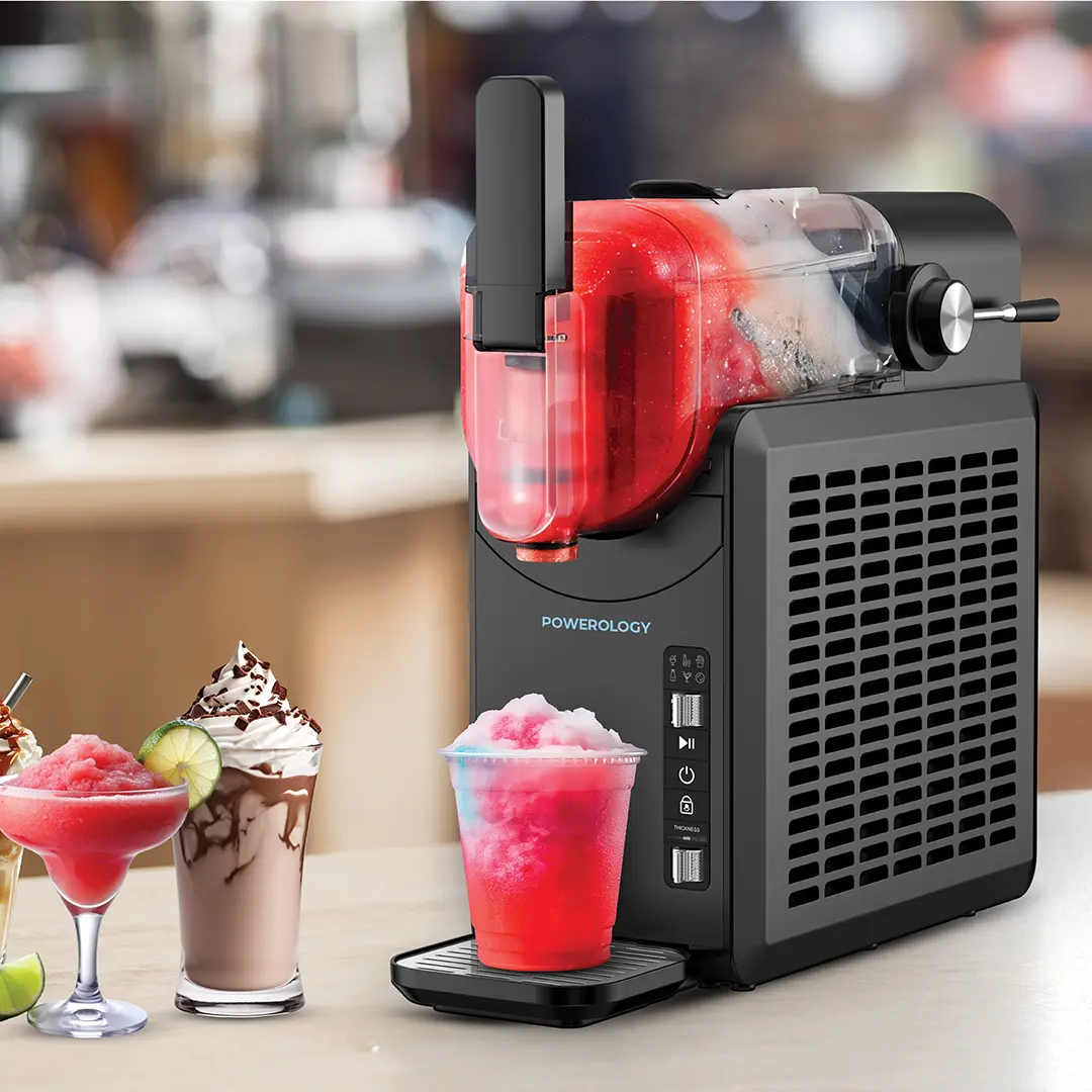 Powerology Aqua Frost Instant Slushie Machine - Black