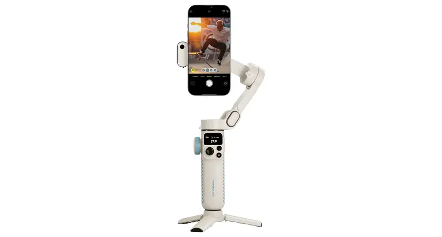 Powerology Magwave 3-Axis Magnetic Smartphone Gimbal - White